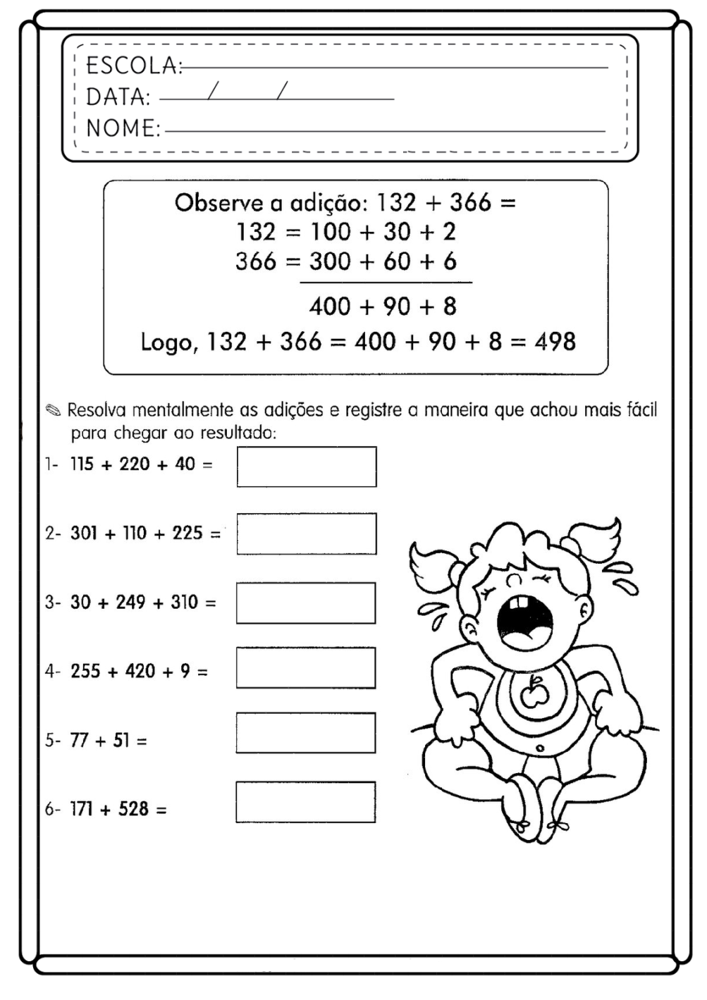Atividades de Matemática 5 ano - Atividades Escolares
